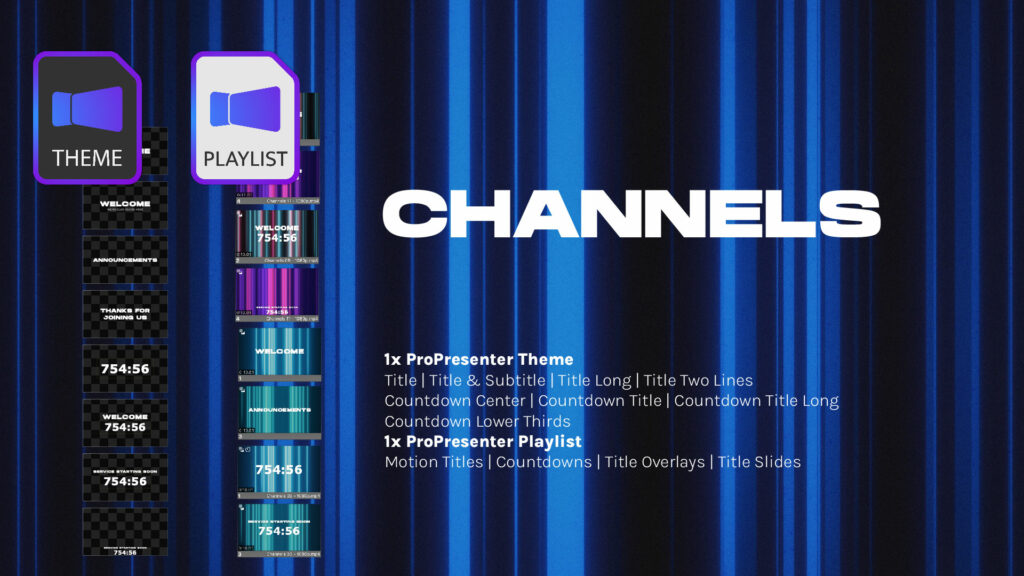 ProPresenter 7 Themes Templates Story Loop
