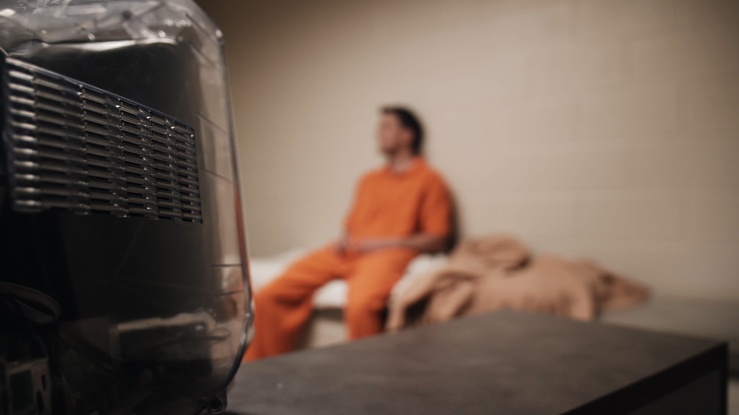 Convicted Inmate In Prison Cell (Inmate In Prison Cell 029)