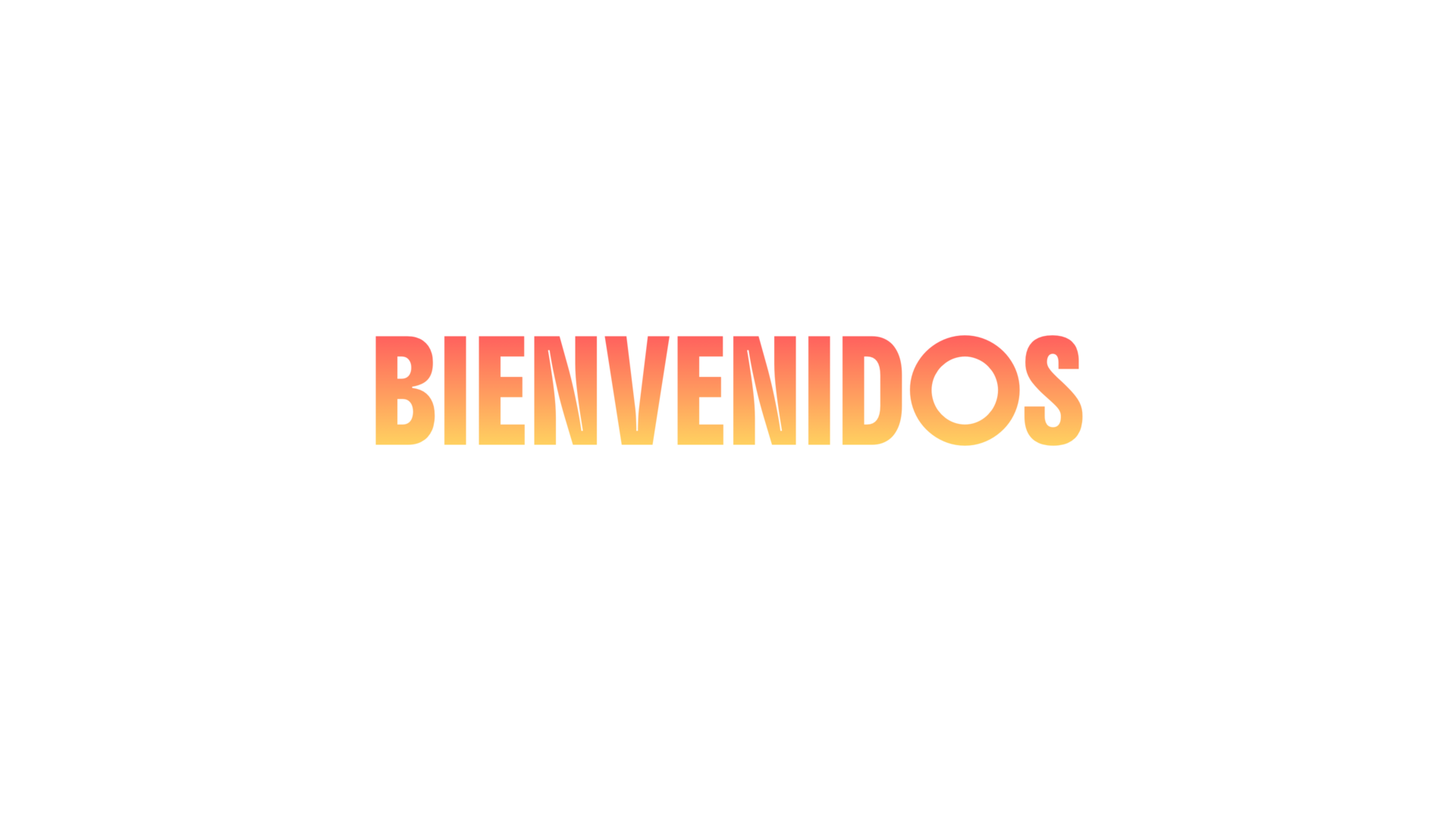 Bienvenidos Neon Gradient Walls