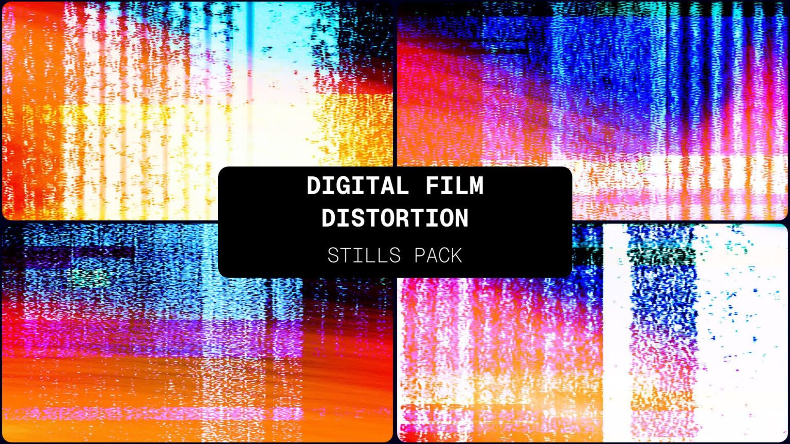 Electric Digital Film Distortion Overlays