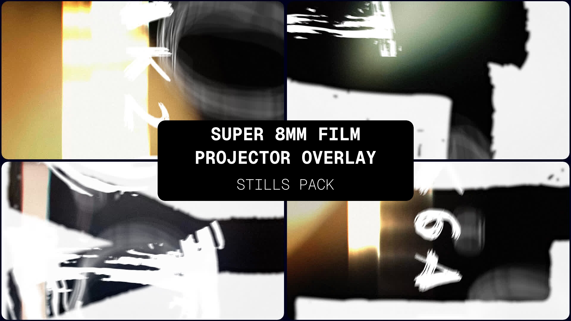 Super 8mm Film Projector Overlays
