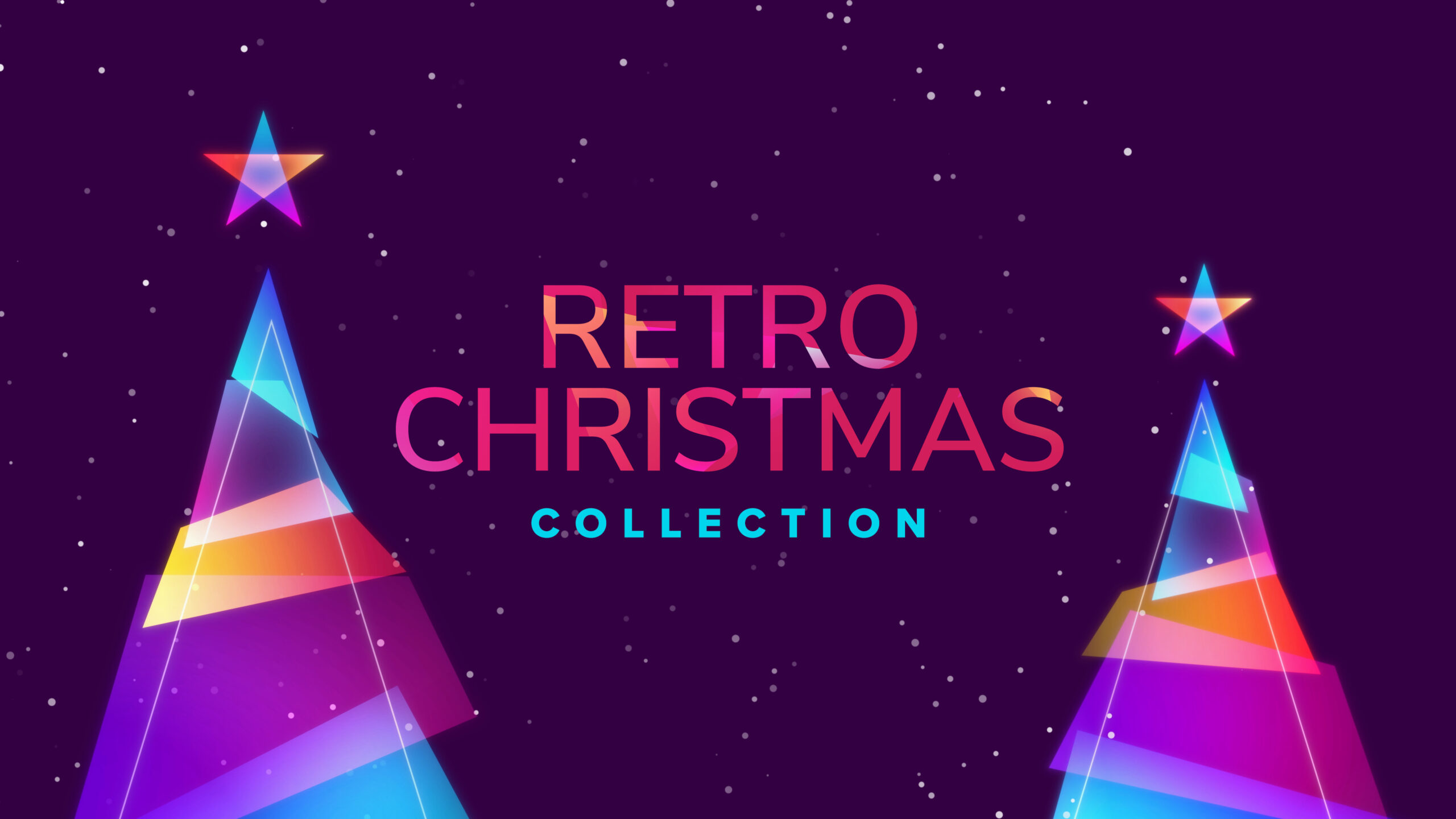 Retro Christmas - Church Motion Backgrounds | Story Loop