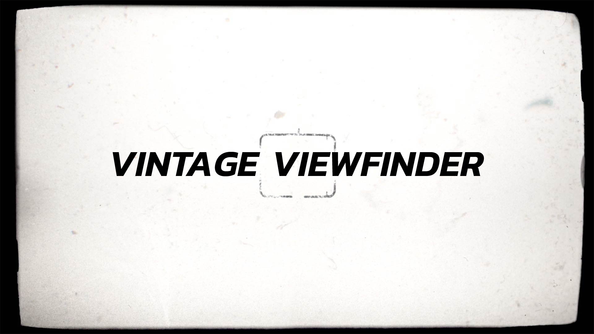 Vintage Viewfinder, Stock Footage Creator Resources