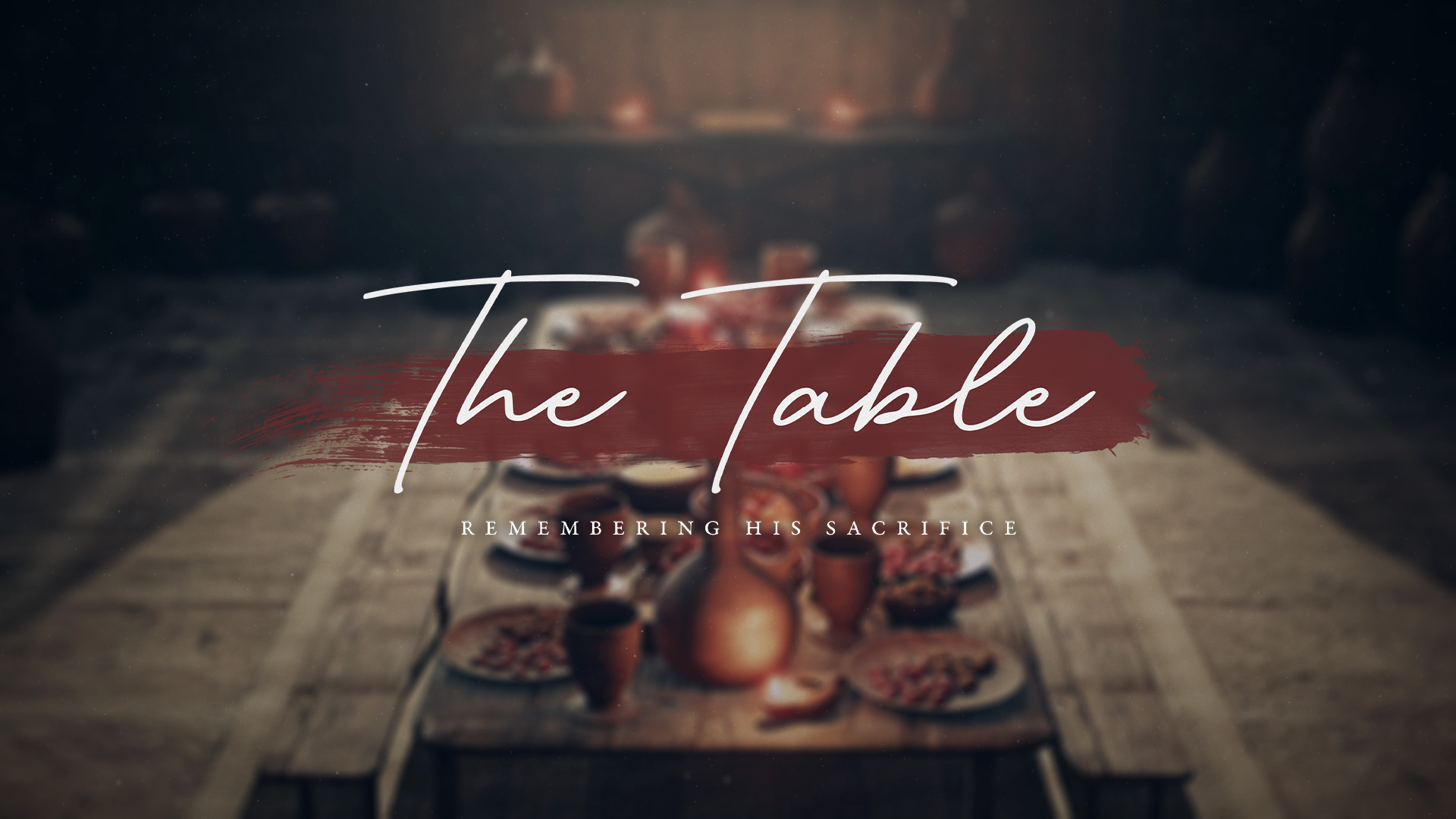 The Table - Editable Sermon Series Graphics | Story Loop