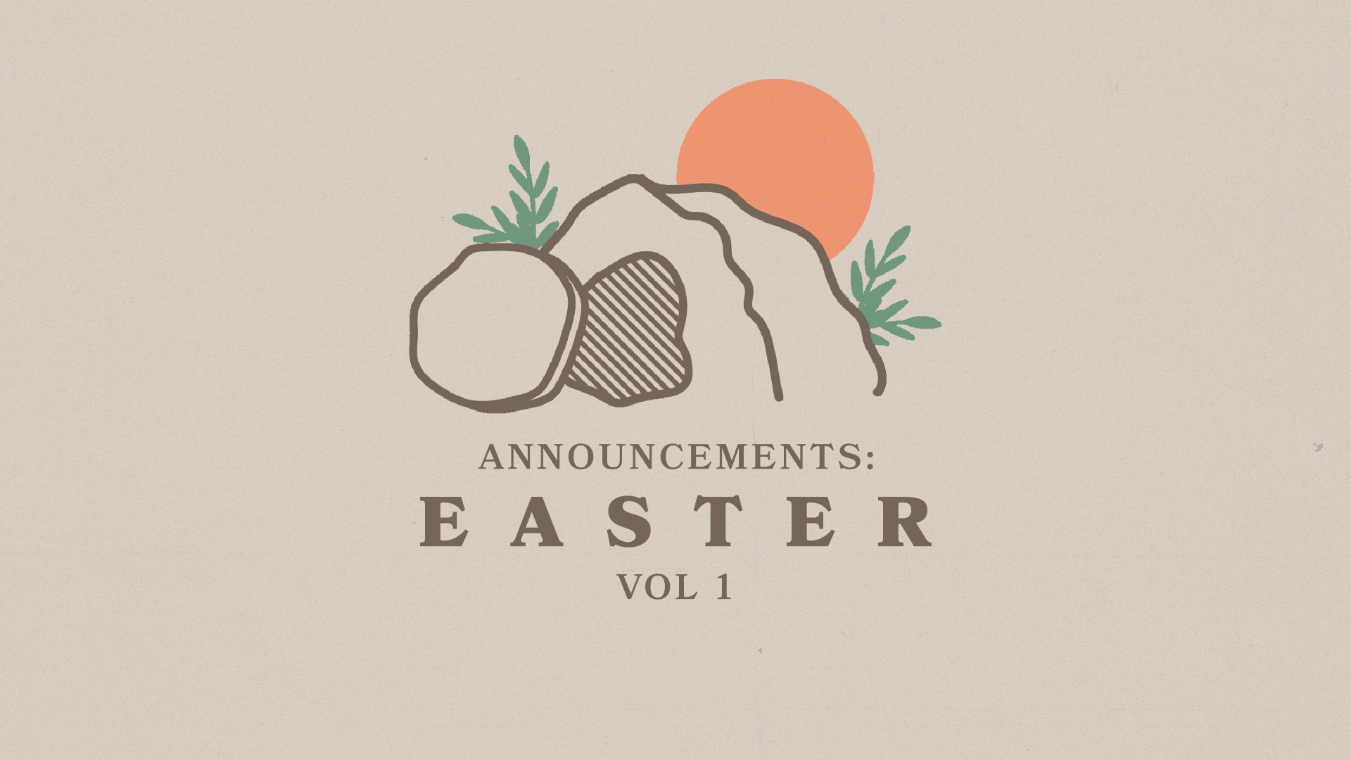 Easter Vol 1 Editable Ministry Graphics | Story Loop