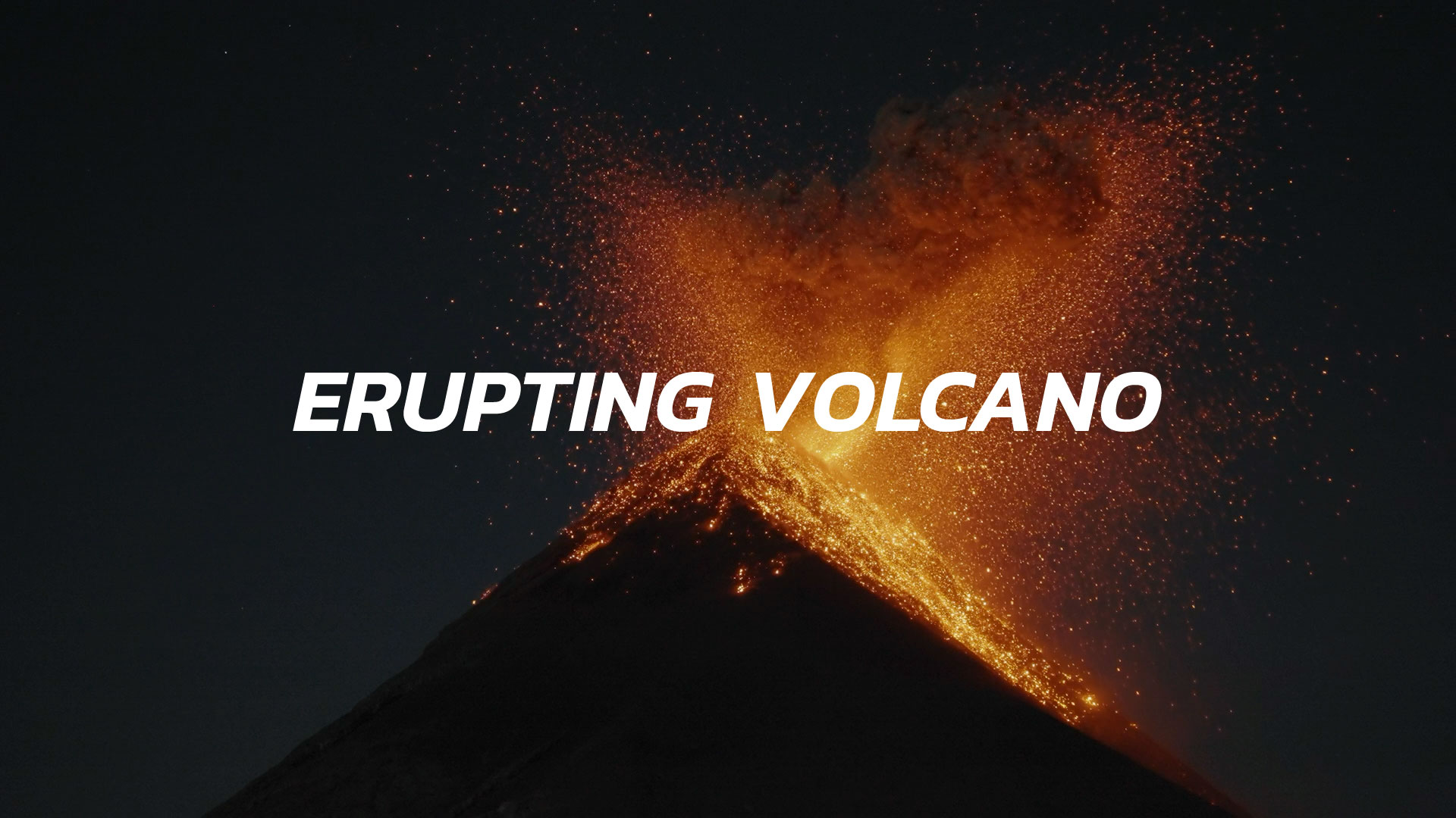 Erupting Volcano Stock Footage Creator Resources