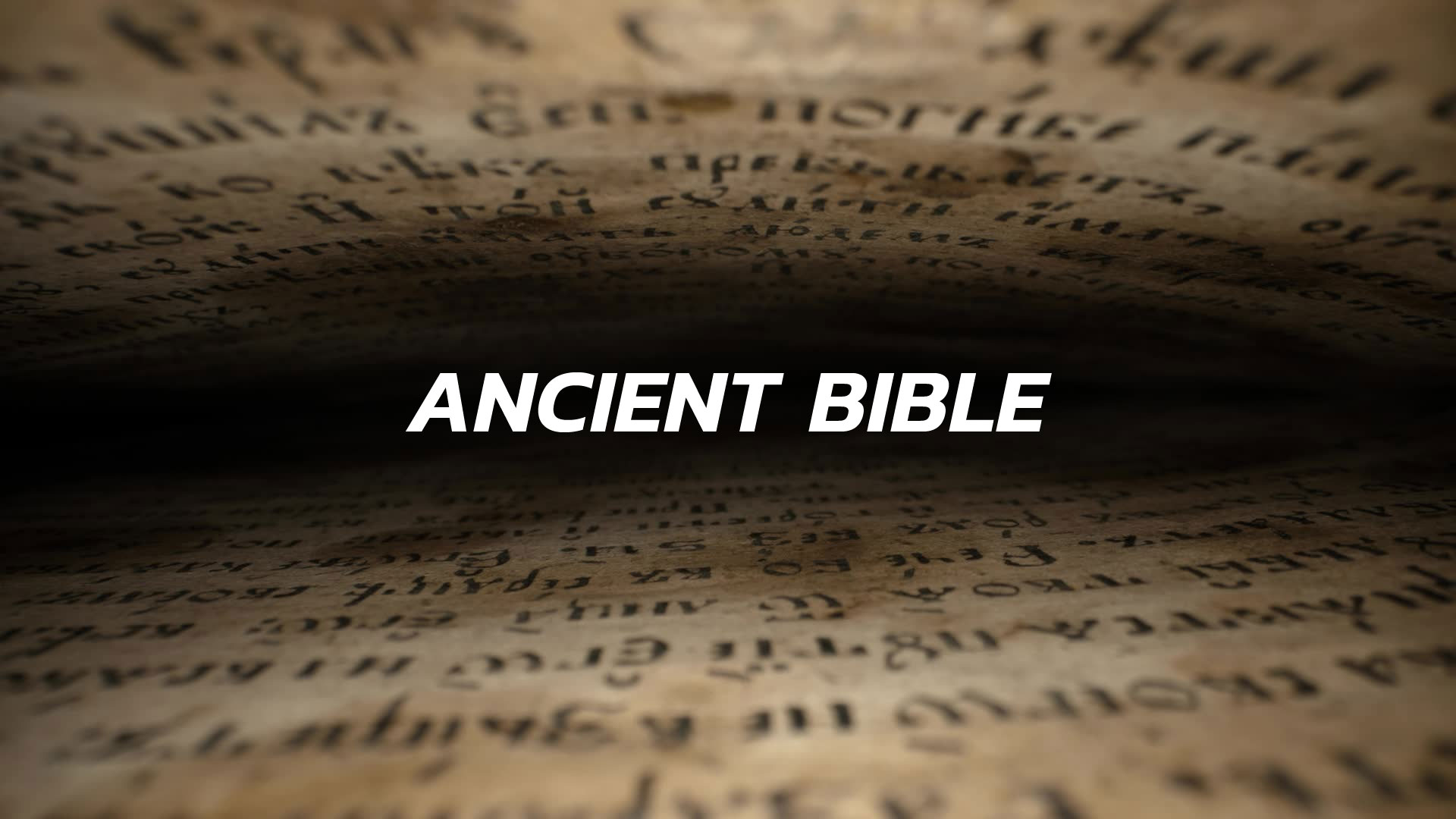 Ancient Bible | Stock Footage Collection - Story Loop