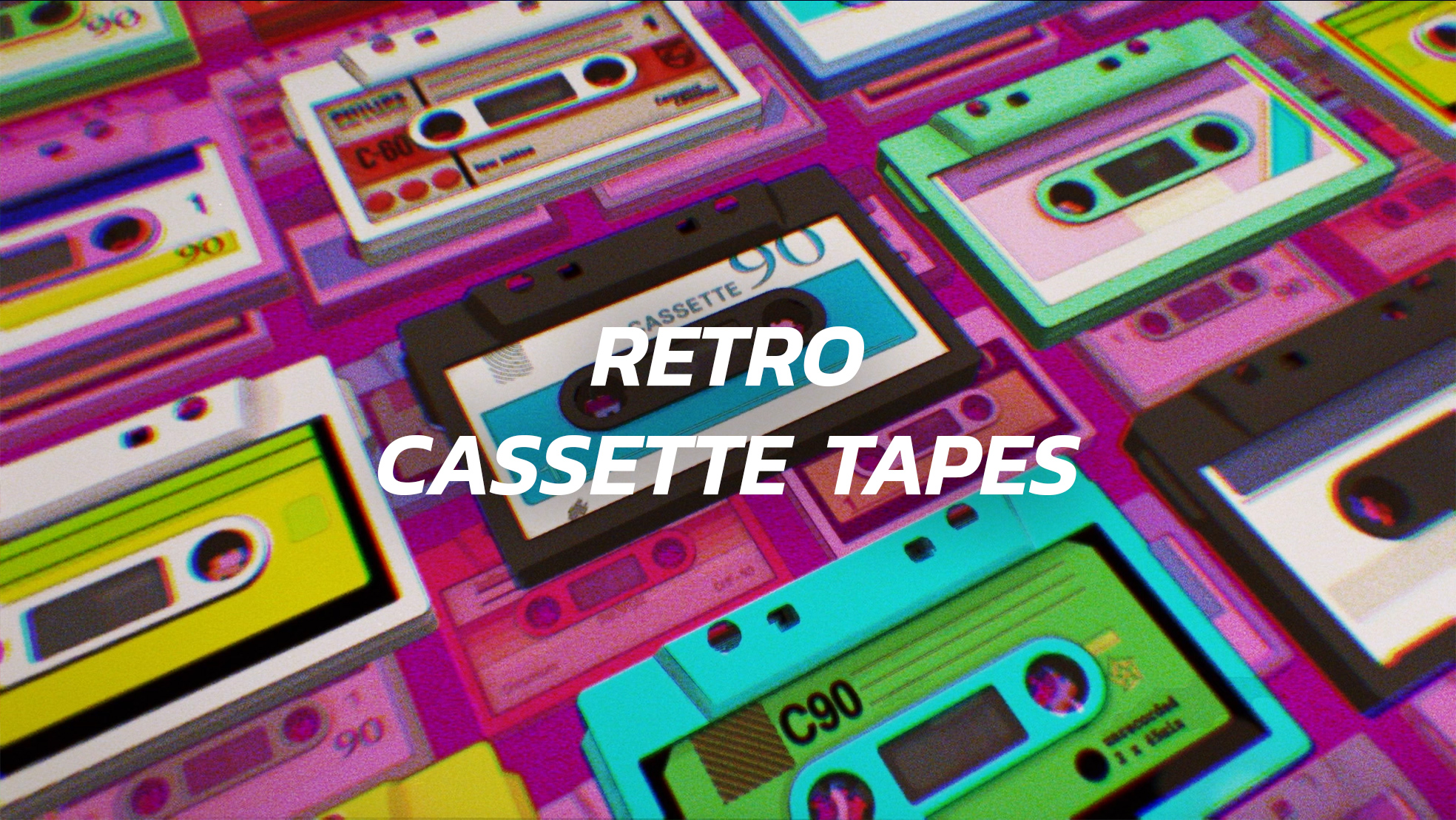 Retro Cassette Tapes | Motion Packs, Stock Footage, VJ Loops | Story Loop