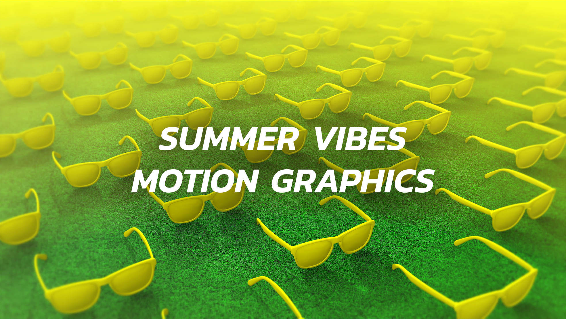 Summer Vibes Motion Graphics | Stock Footage