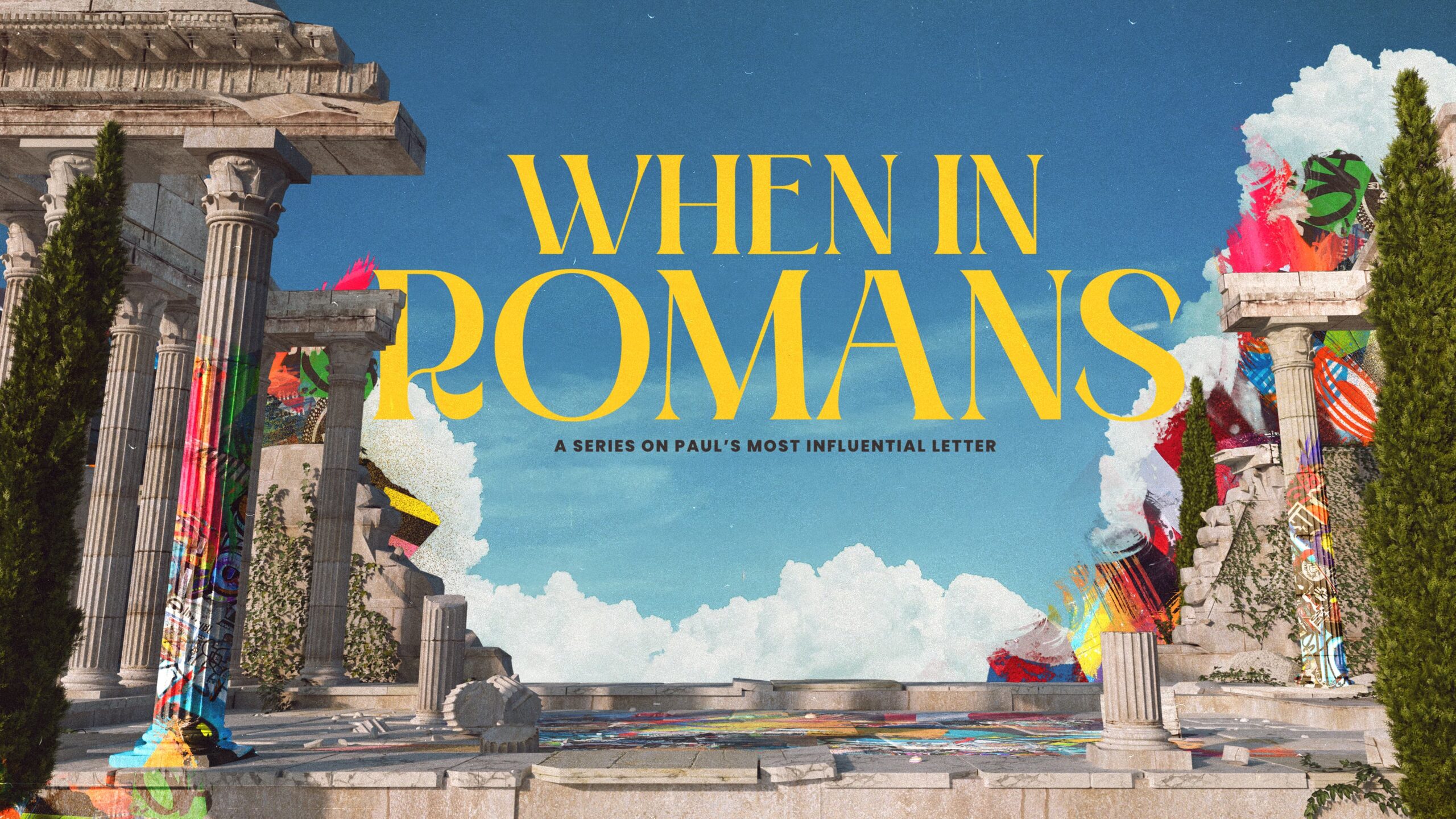 When in Romans - Editable Sermon Series Graphics