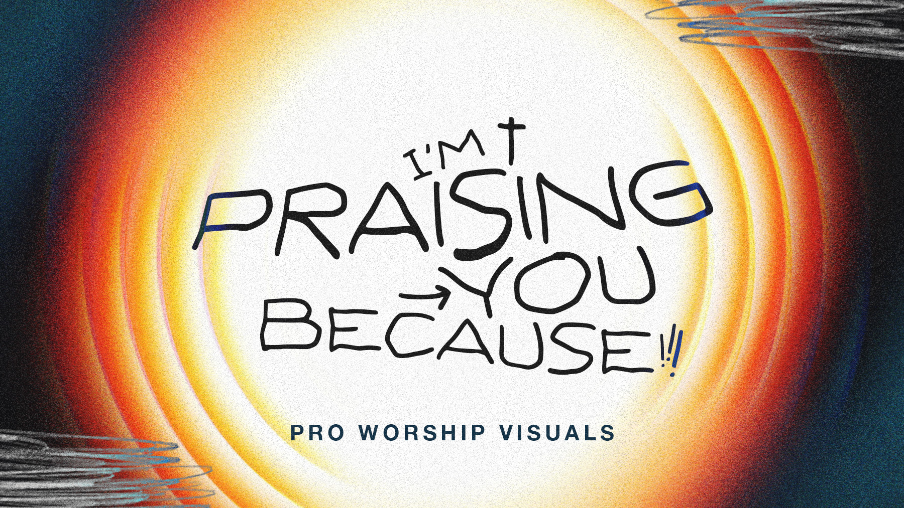 Praising You Because | Worship Backgrounds | Story Loop