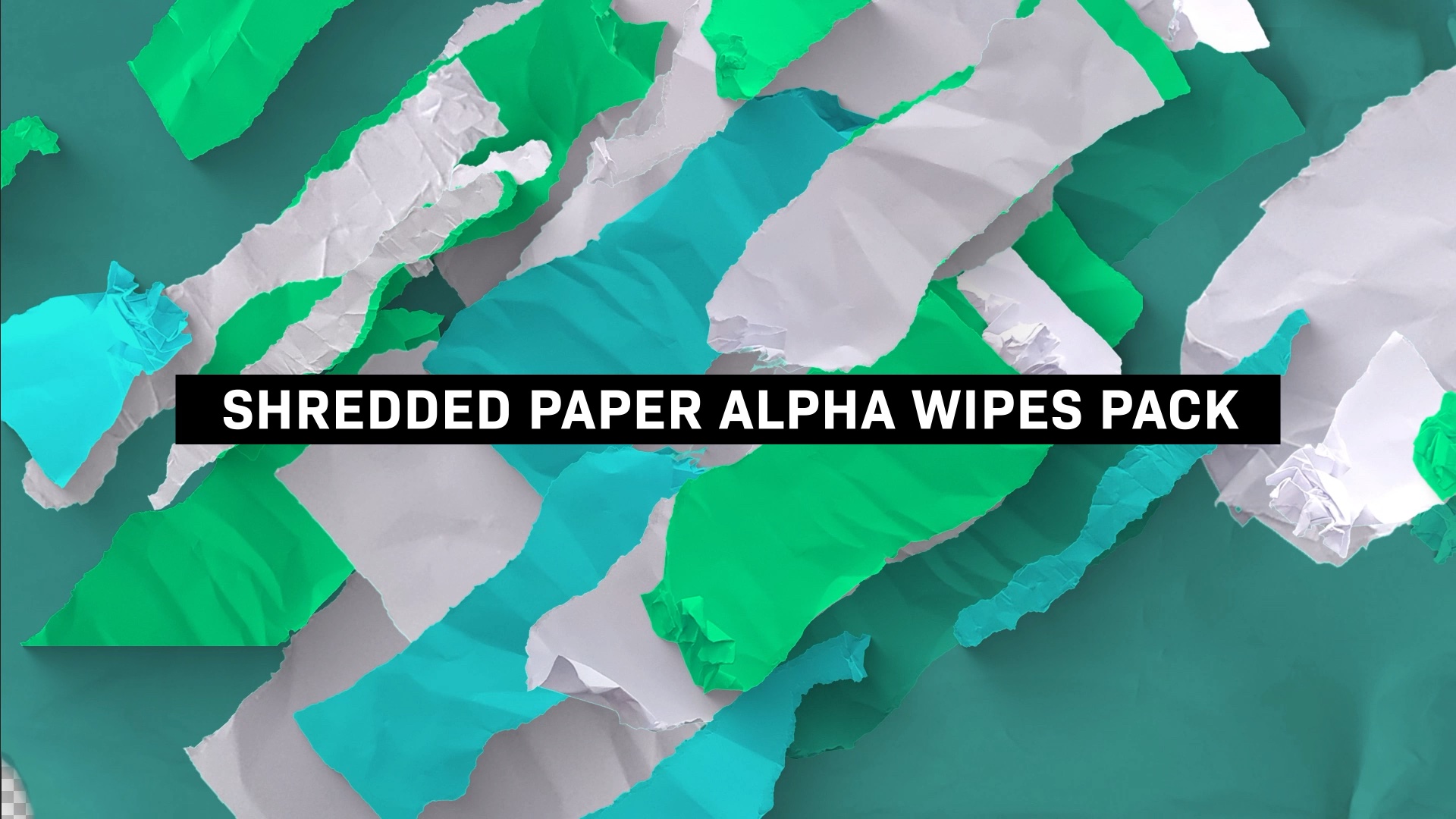 Shredded Paper Transitions Pack | Stock Footage