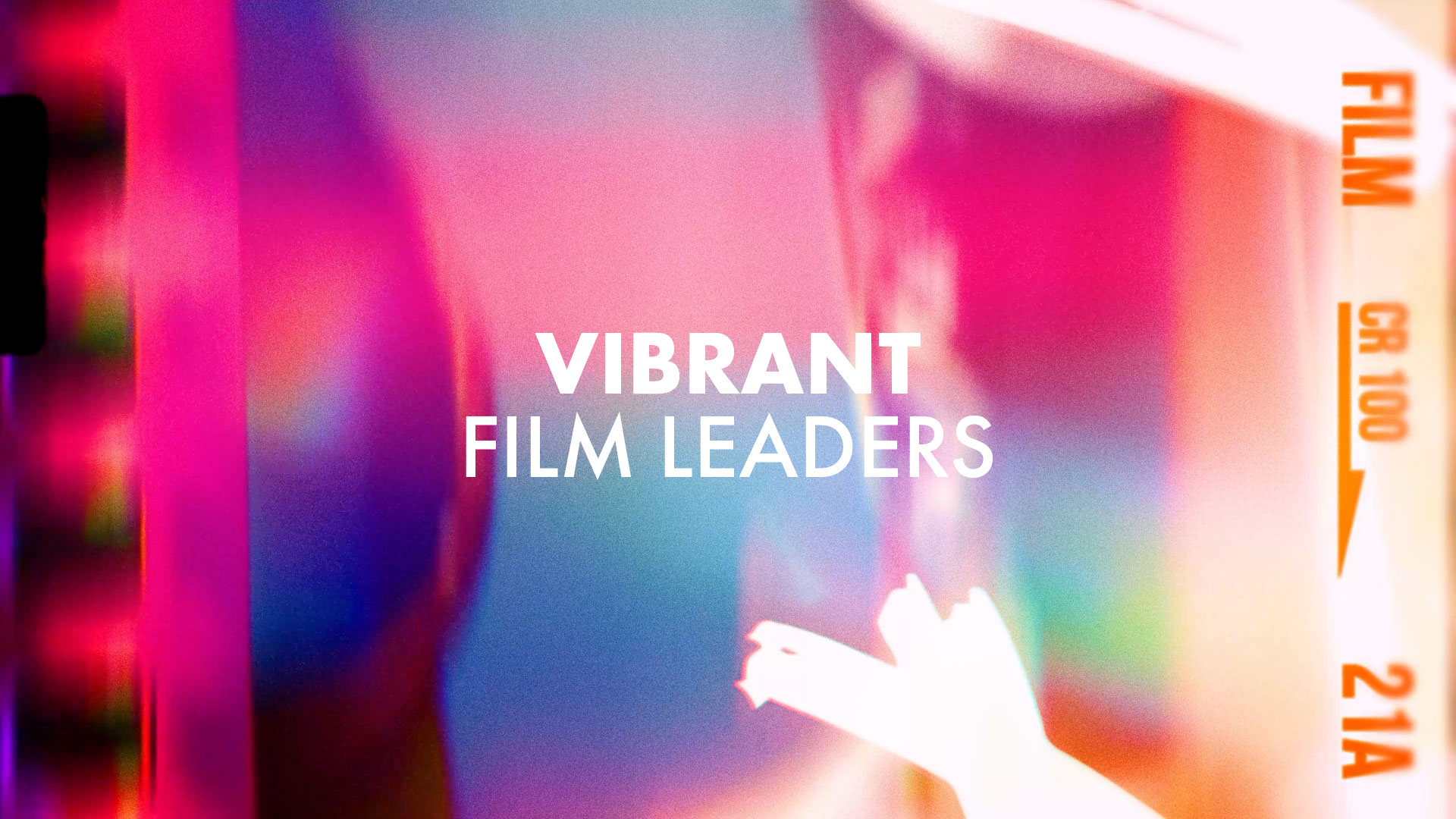 Vibrant Film Leaders with SFX | Stock Footage Collection