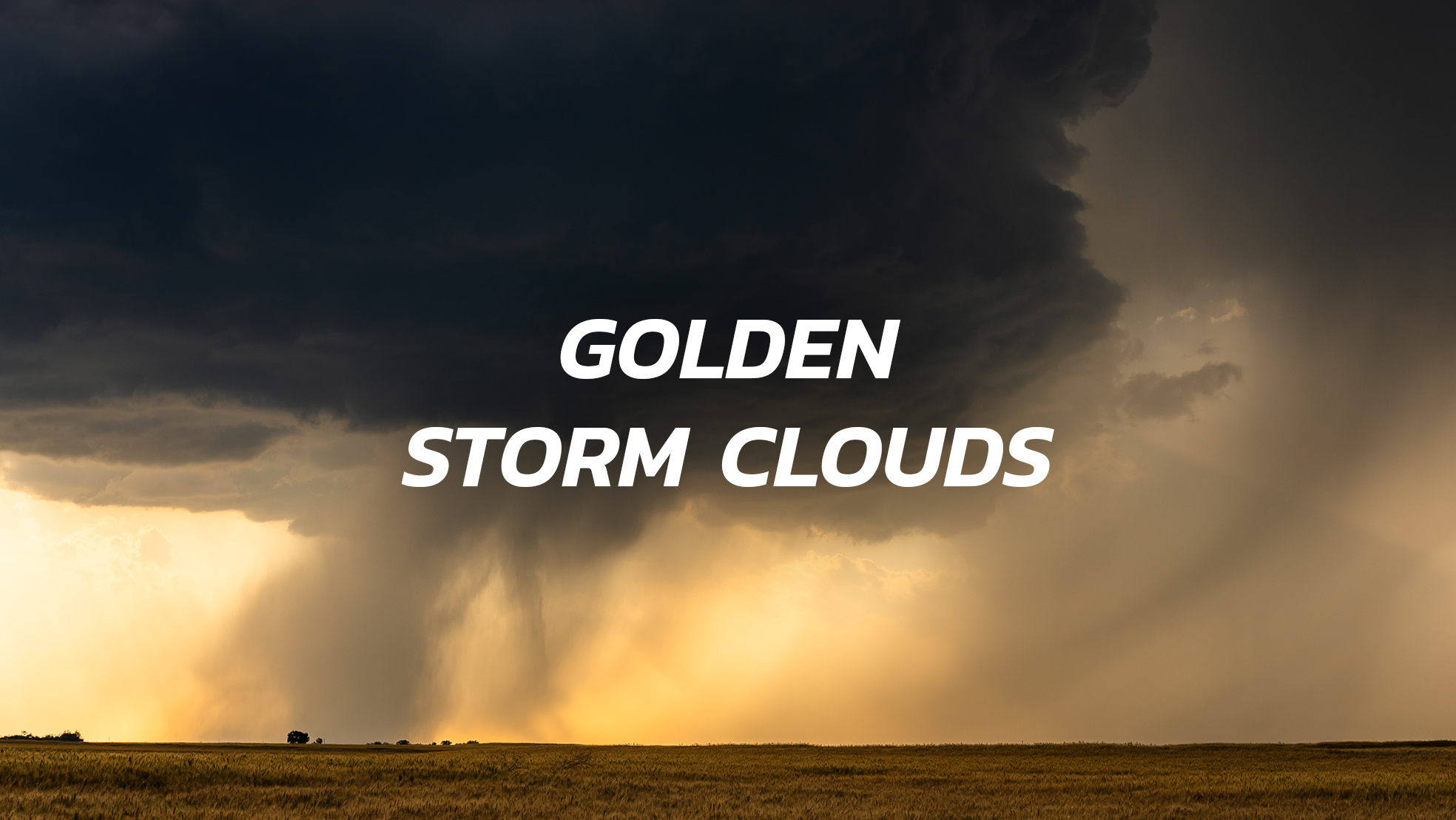 Golden Storm Clouds | Stock Footage | Story Loop