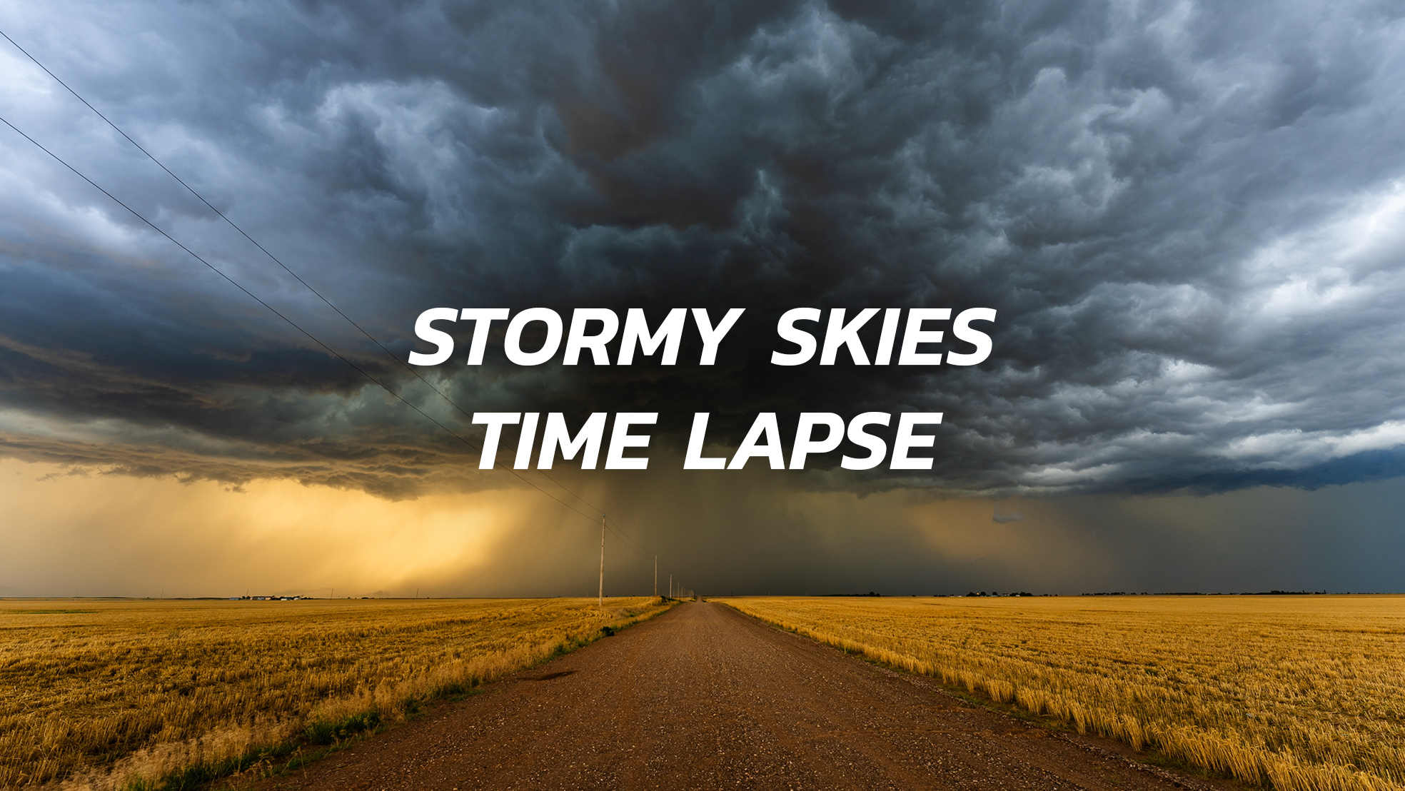 Stormy Skies Time Lapse | Stock Footage | Story Loop
