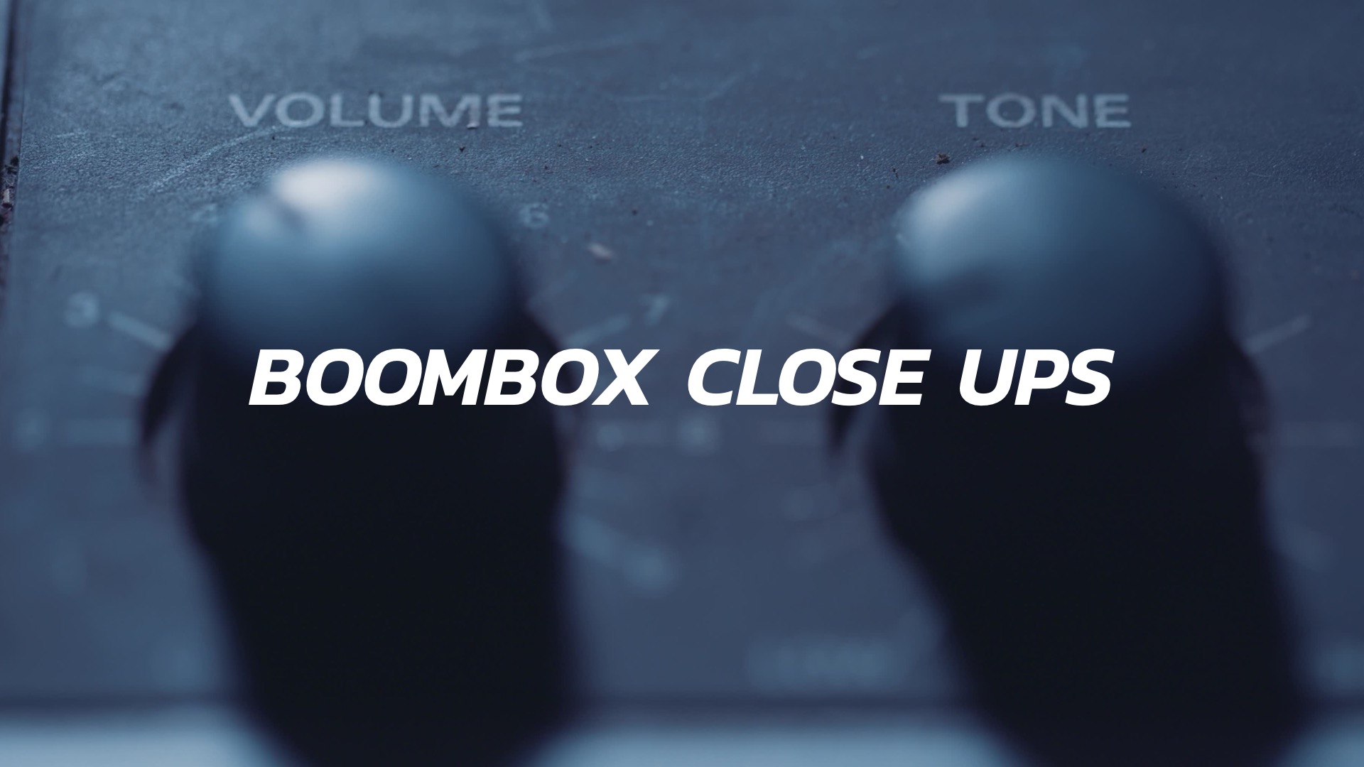 Boombox Close Ups | Stock Footage | Story Loop