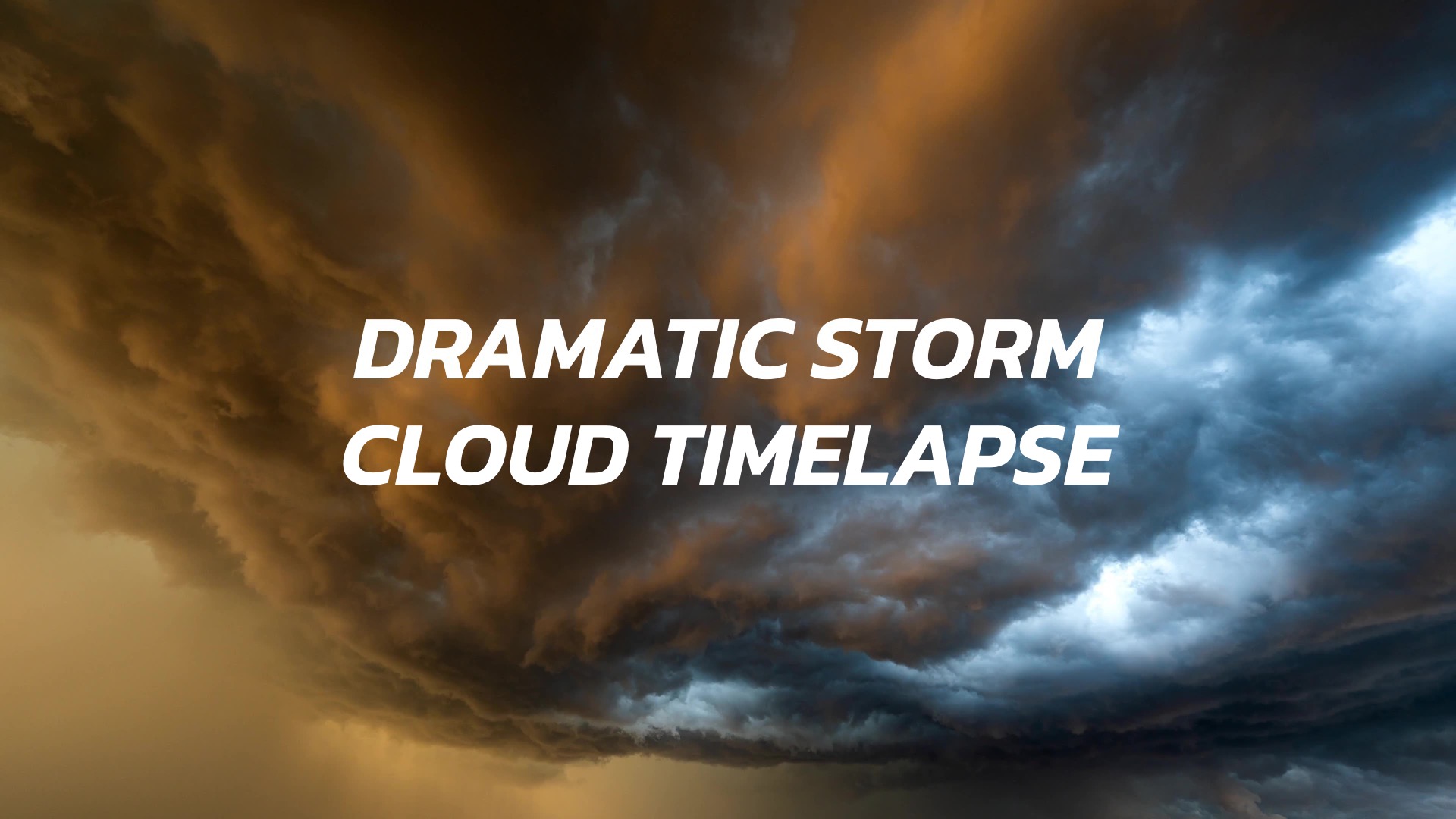 Dramatic Storm Cloud Timelapse | Stock Footage | Story Loop