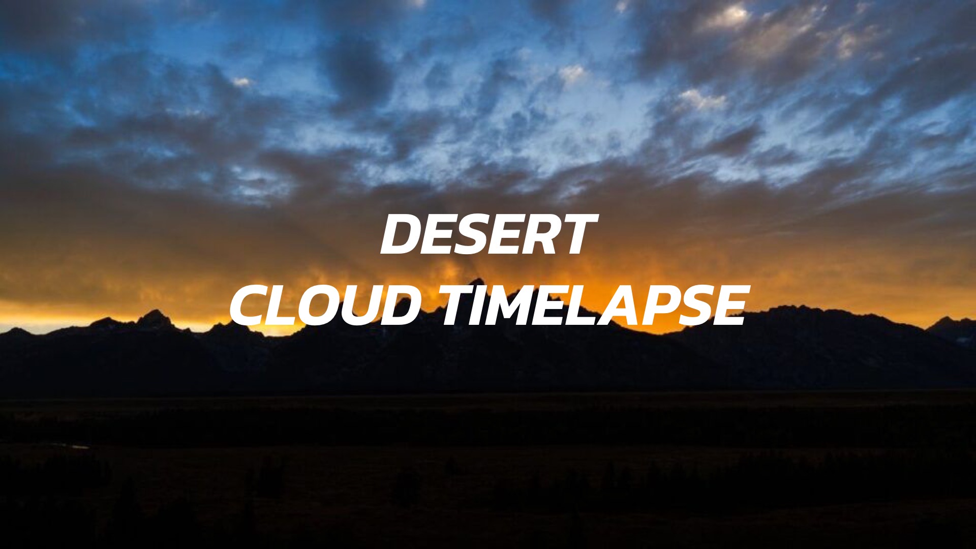 Desert Cloud Timelapse | Stock Footage | Story Loop
